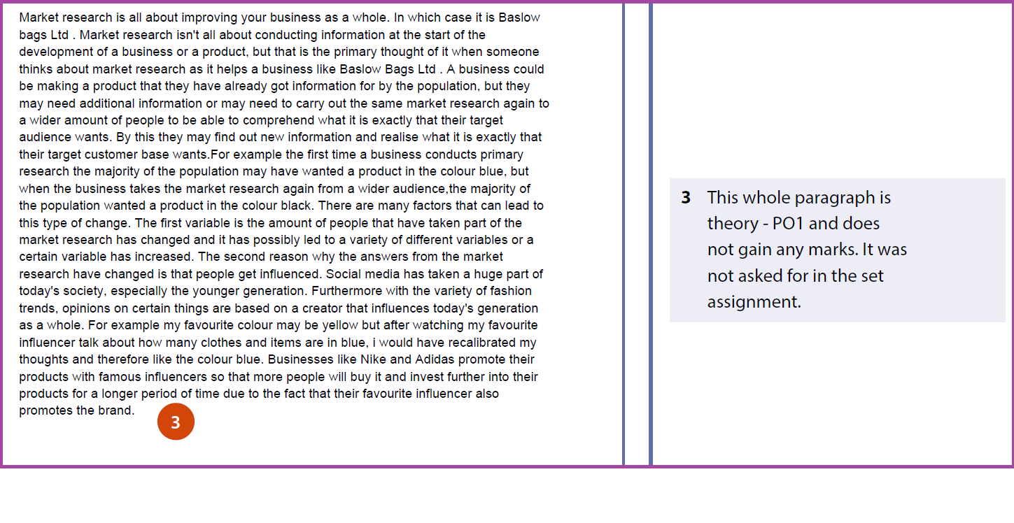 Cambridge National in Enterprise and Marketing - how to use our candidate exemplars effectively